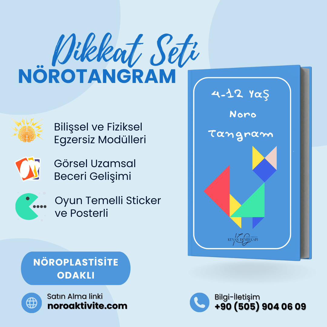 Nöro-Tangram Görsel Dikkat Gelişim Seti - Nöro Aktivite Dikkat ...